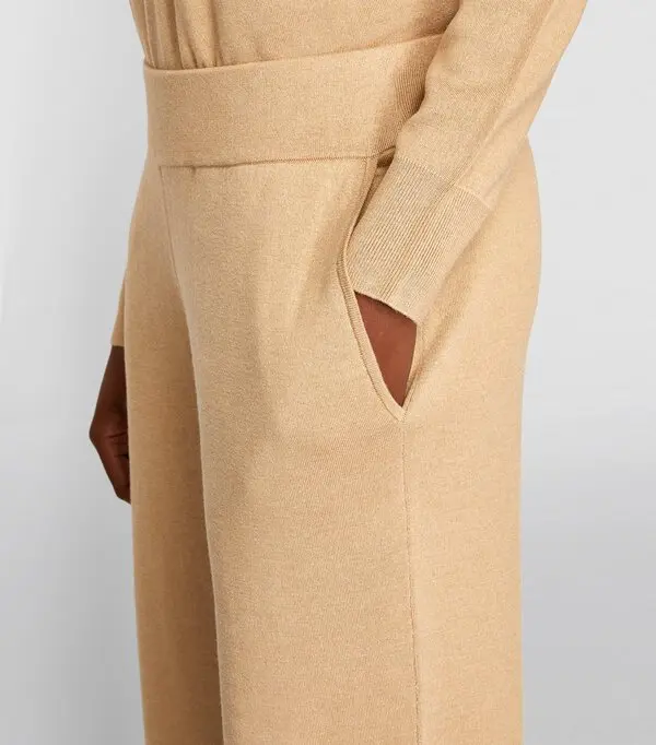 Olivia Von Halle Silk-cashmere Carmel Tracksuit