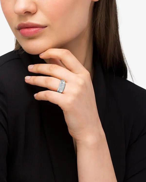 Lagos Sterling Caviar Ring - Silver
