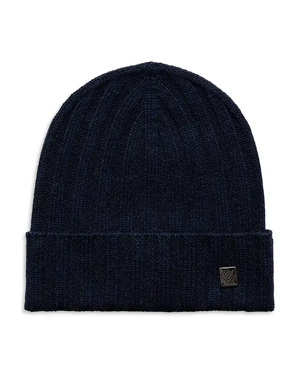 Eton Cashmere Beanie - Navy Blue