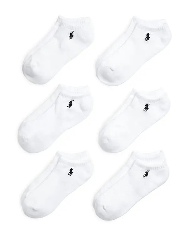 Polo Ralph Lauren Cotton Blend Low Cut Socks Pack - White