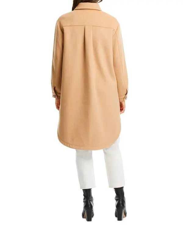 Sanctuary Sherpa Trim Long Coat
