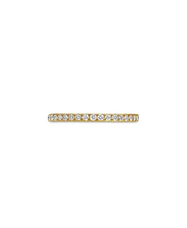 David Yurman Dy Eden 18k Yellow Diamond Band Ring - Gold