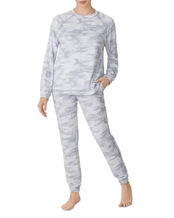 Sanctuary Printed Popover & Jogger Pajama Set