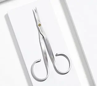 TWEEZERMAN Stainless Steel Cuticle Scissors - Silver
