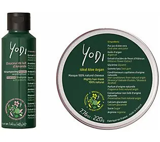 YODI Powder Shampoo & Ideal Aloe Argan Hair Mas K - One-color