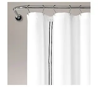 LUSH DECOR Hotel Collection Shower Curtain 72 X 72 Ush Decor - One-color