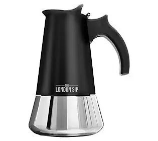 THE LONDON SIP London Sip 3-cup Stainless Steel Espresso Maker - Silver