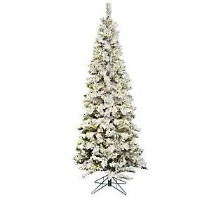 VICKERMAN 6.5' Flocked Pacific Tree By