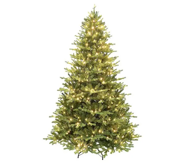 FRASER HILL FARM 7.5' Oregon Pine Christmas Tre E W/led - One-color