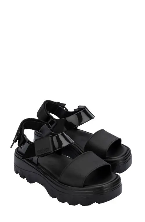 Melissa Kick Off Platform Sandals - Black