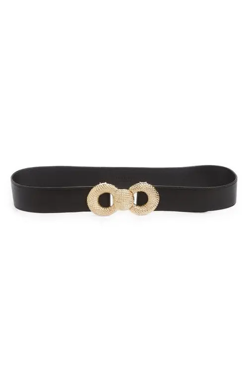RAINA BELTS Bowie Leather Belt - Black
