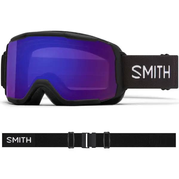 SMITH Showcase Over The Glass 145mm Chromapop™ Snow Goggles - Black/violet Mirror