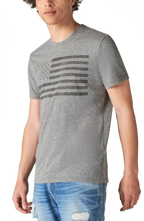 Lucky Brand Us Flag Graphic Tee