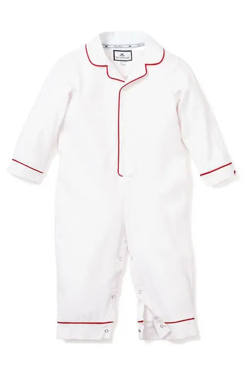 PETITE PLUME One-piece Pajamas - White