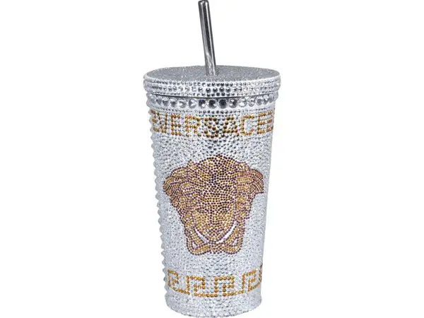 Versace Medusa Logo Water Bottle