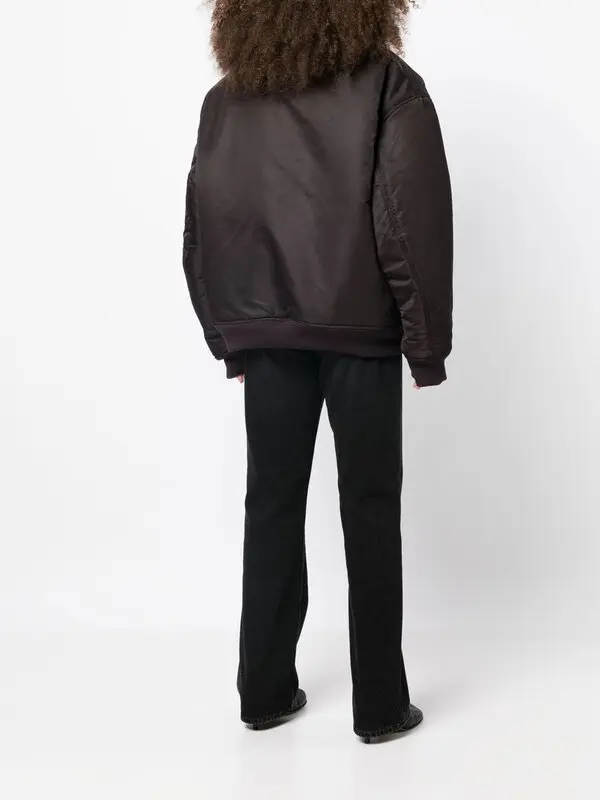 Buy Y/project Embroidered Logo Bomber Jacket - Brown At 19