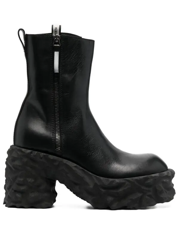Premiata 110mm Zip-up Chunky Leather Boots