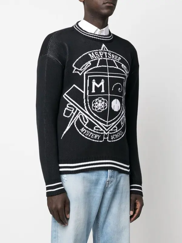 MSFTS Intarsia-knit Logo Jumper