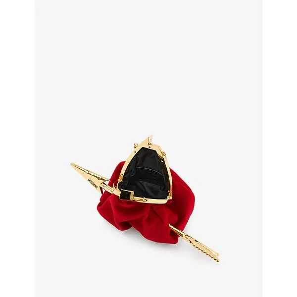Moschino Heart And Arrow Cotton Top-handle Bag