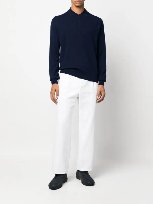 Corneliani Long-sleeve Polo Jumper
