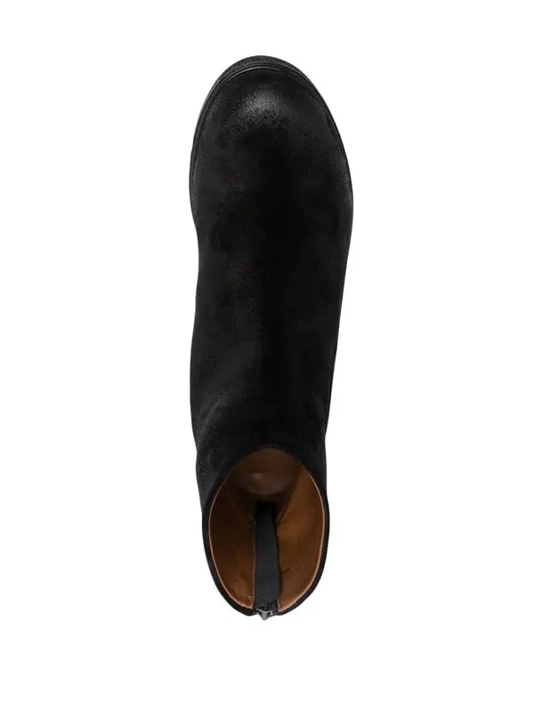 Marsèll Zucca Zeppa Suede Ankle Boots - Black