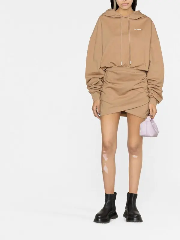 Off-White For All Hooded Sweatshirt Dress