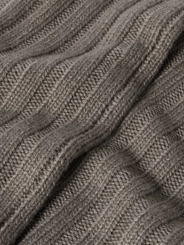 Arch4 Ribbed Cashmere Wrist Warmers - Gray