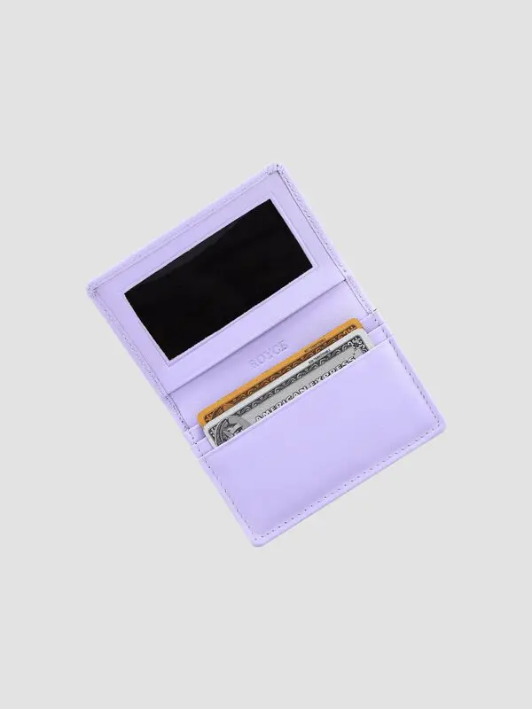 ROYCE NEW YORK Business Card Holder - Lavender