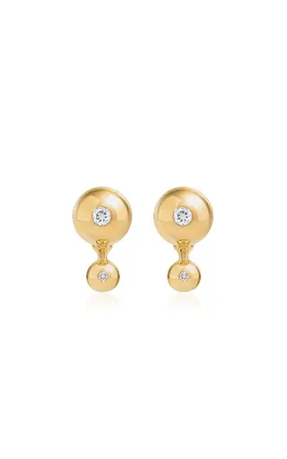 STATE PROPERTY Nemara 18k Yellow Diamond Earrings