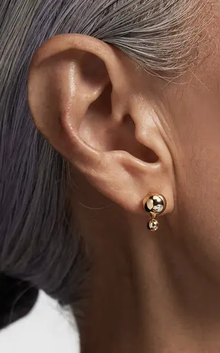 STATE PROPERTY Nemara 18k Yellow Diamond Earrings