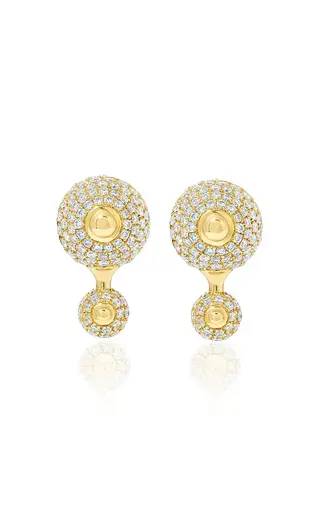 STATE PROPERTY Nemara 18k Yellow Diamond Earrings