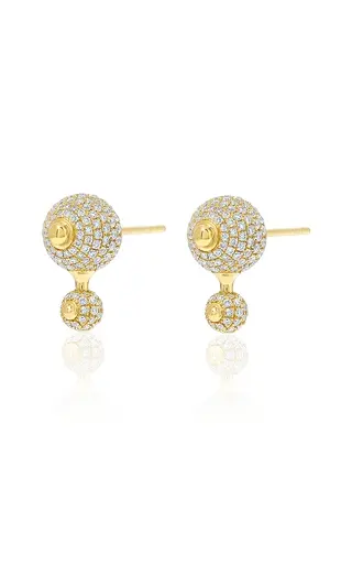STATE PROPERTY Nemara 18k Yellow Diamond Earrings