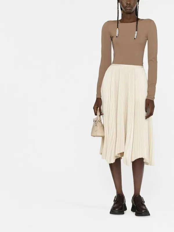MAISON MARGIELA Four-stitch Jersey Bodysuit - Neutrals