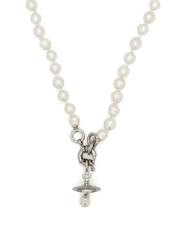 VIVIENNE WESTWOOD Orb-detail Pearl Necklace