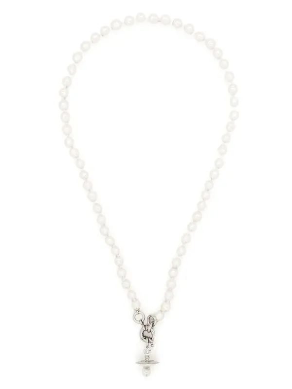 VIVIENNE WESTWOOD Orb-detail Pearl Necklace