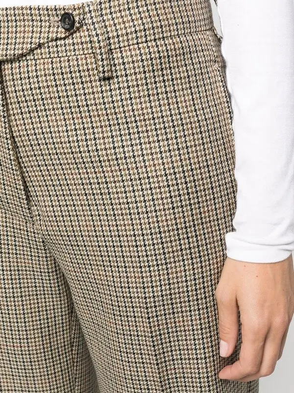 N°21 Check-print Wool Trousers