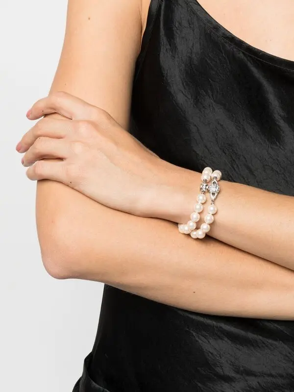 VIVIENNE WESTWOOD Orb Faux-pearl Bracelet