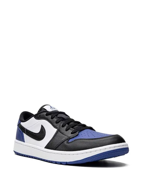 JORDAN Air 1 Low Golf Royal Toe Sneakers - Black
