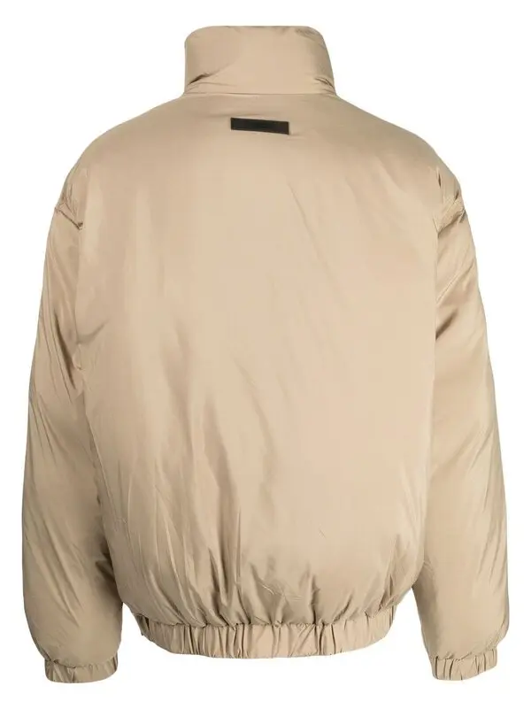 Fear Of God Zip-up Puffer Jacket - Brown