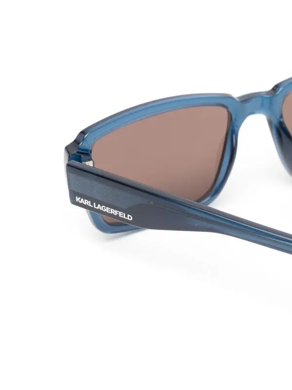 Karl Lagerfeld Rectangle-frame Logo Sunglasses