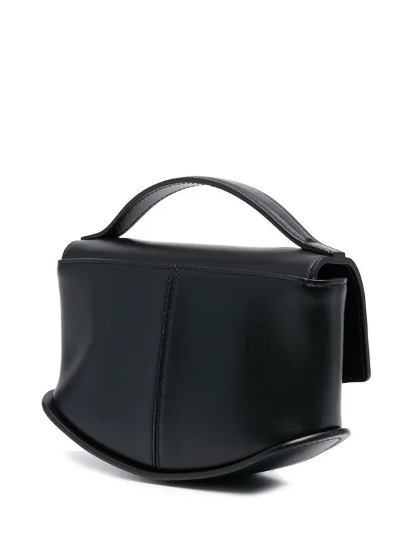 DURAZZI MILANO Flip-lock Shoulder Bag - Black
