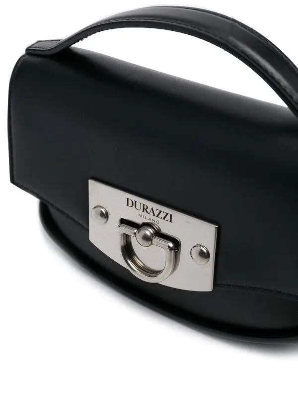 DURAZZI MILANO Flip-lock Shoulder Bag - Black