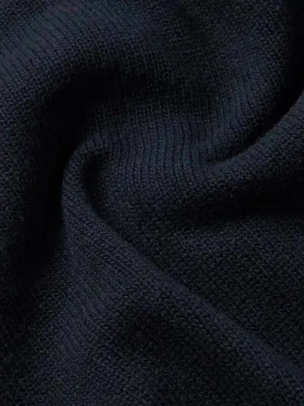 Moncler Shell-trimmed Wool Zip-up Hooded Sweatshirt