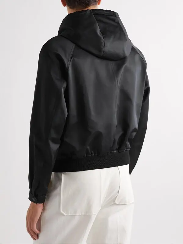 TOM FORD Satin Hooded Bomber Jacket