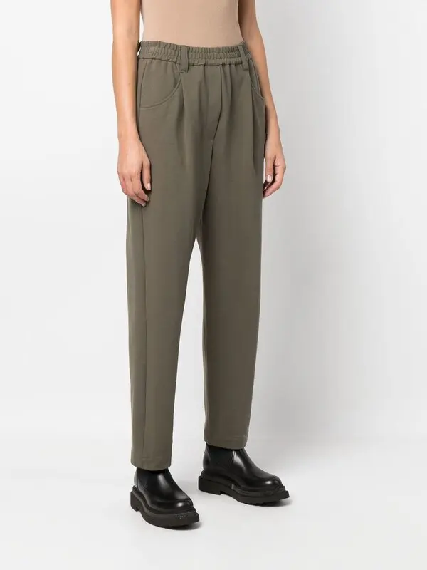 Brunello Cucinelli Tapered-leg Pleated Trousers