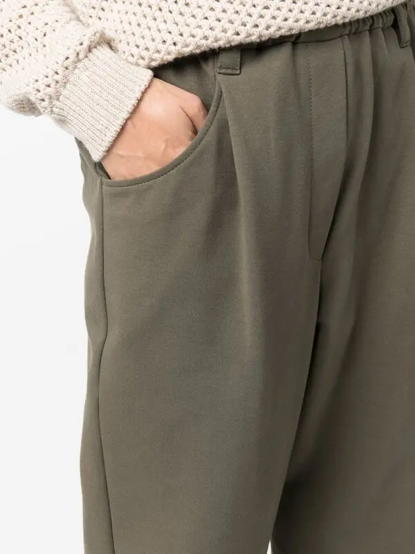 Brunello Cucinelli Tapered-leg Pleated Trousers