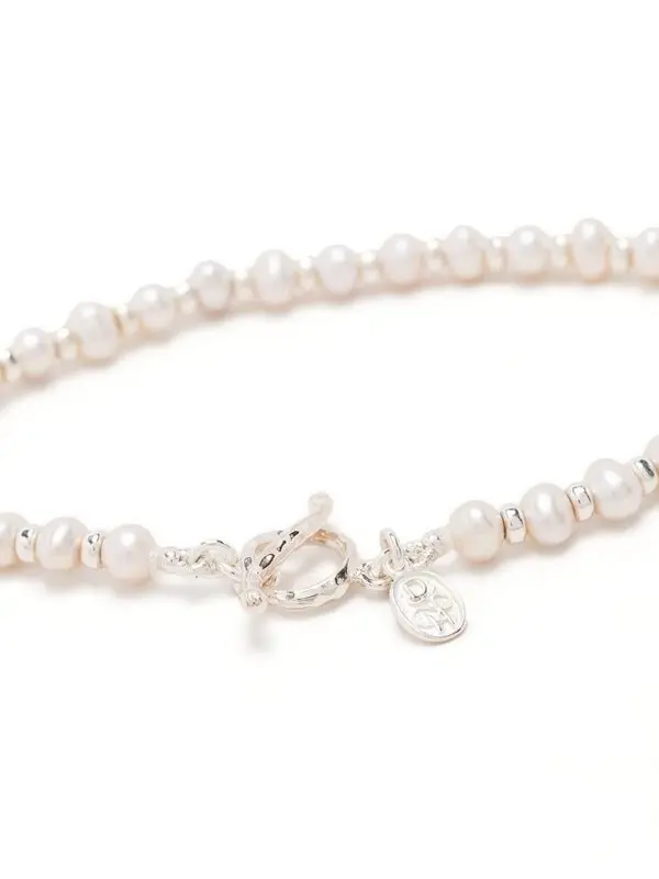 DOWER & HALL Timeless Pearl Halo Bracelet