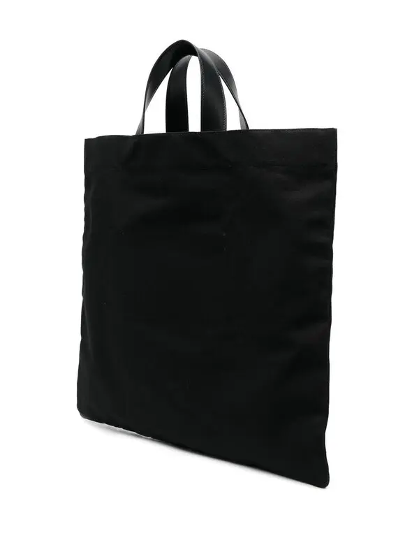 JIL SANDER Logo-print Tote Bag - Black