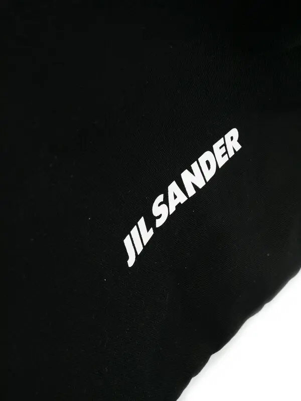 JIL SANDER Logo-print Tote Bag - Black