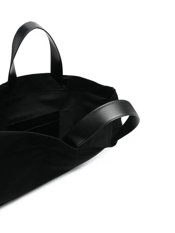 JIL SANDER Logo-print Tote Bag - Black